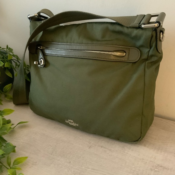 Coach | Bags | Coach Nylon Messenger Bag Surplussilver | Poshmark